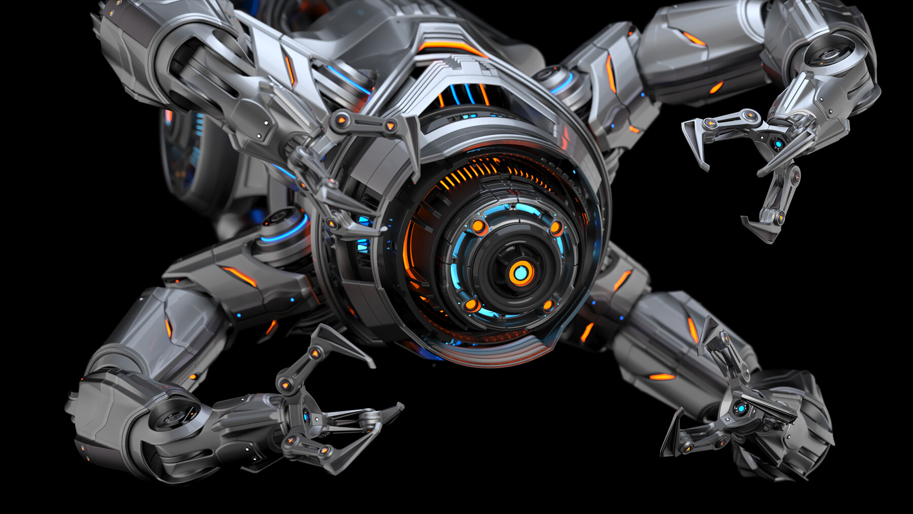 ArtStation - Assembly Robot 2 Rigged And Animated 3D MODEL | Resources