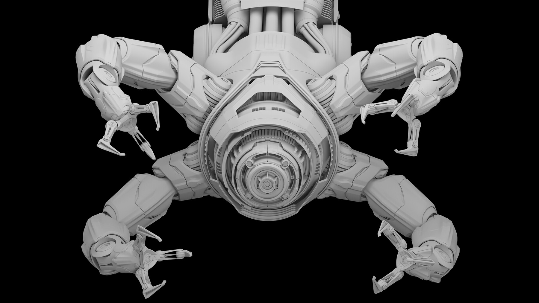 ArtStation - Assembly Robot 2 Rigged And Animated 3D MODEL | Resources