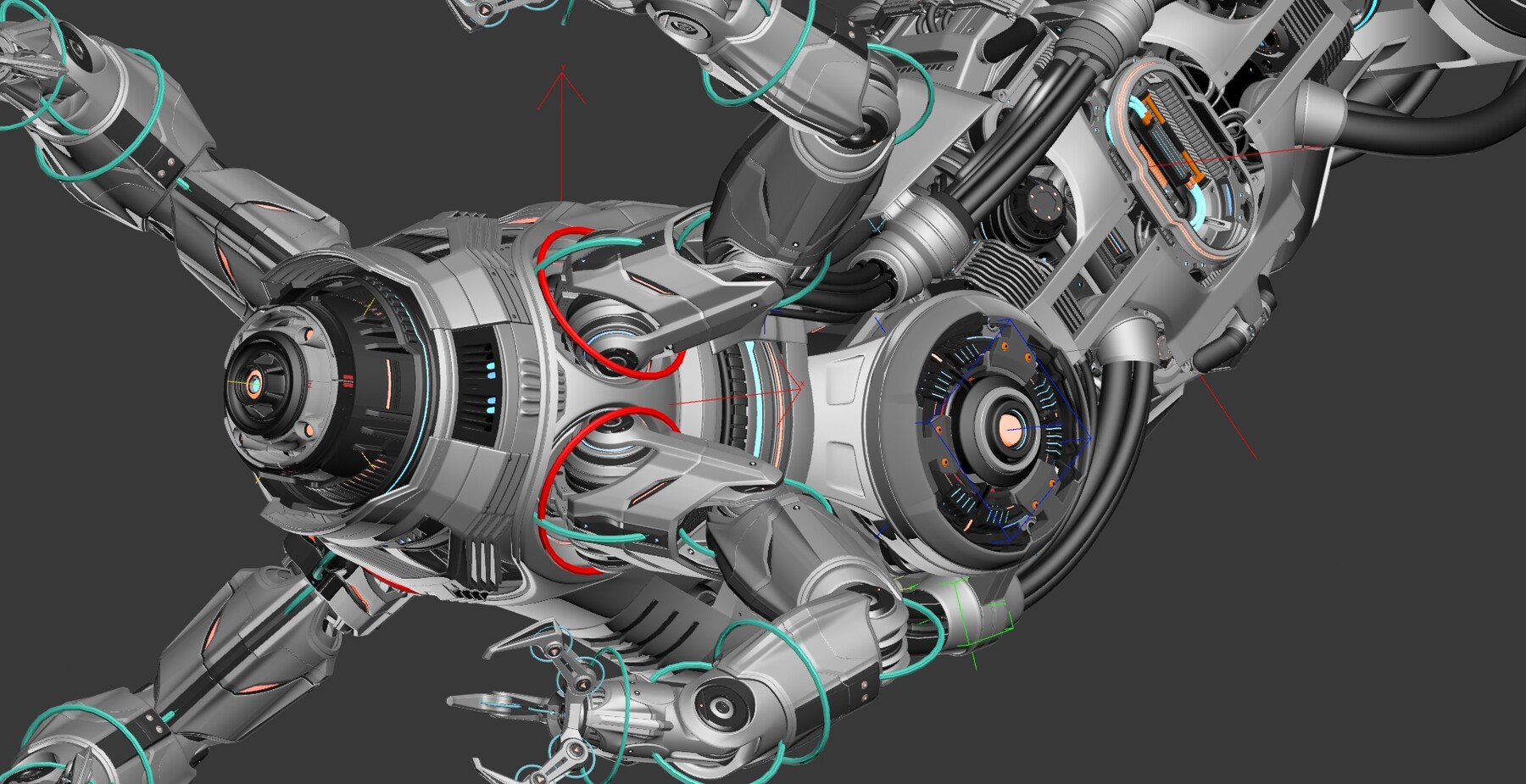ArtStation - Assembly Robot 2 Rigged And Animated 3D MODEL | Resources