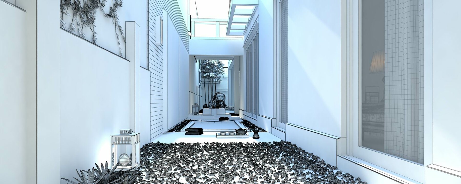 ArtStation - Senior Clubhouse - Individually decorated hallway | Resources