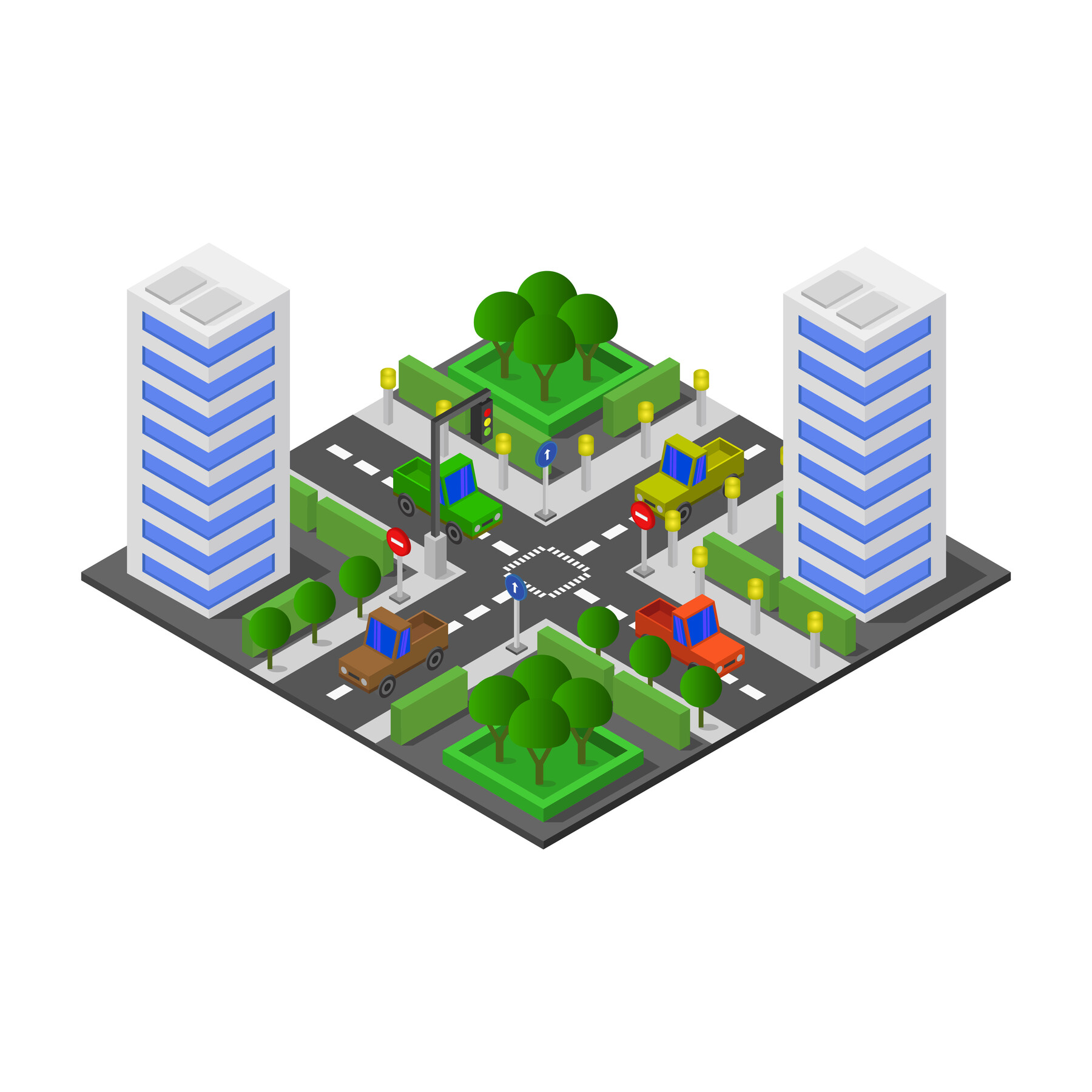 ArtStation - Isometric city | Artworks