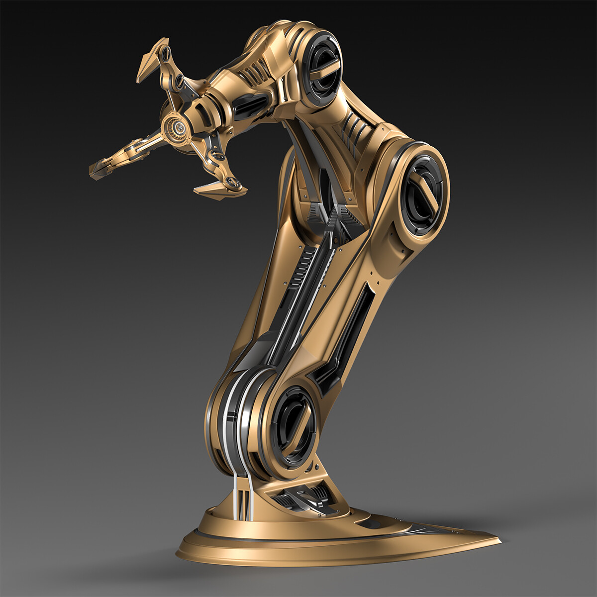 ArtStation - Robotic Arm Rigged 3d Model | Resources
