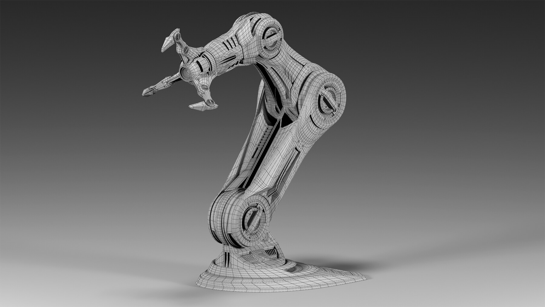 ArtStation - Robotic Arm Rigged 3d Model | Resources