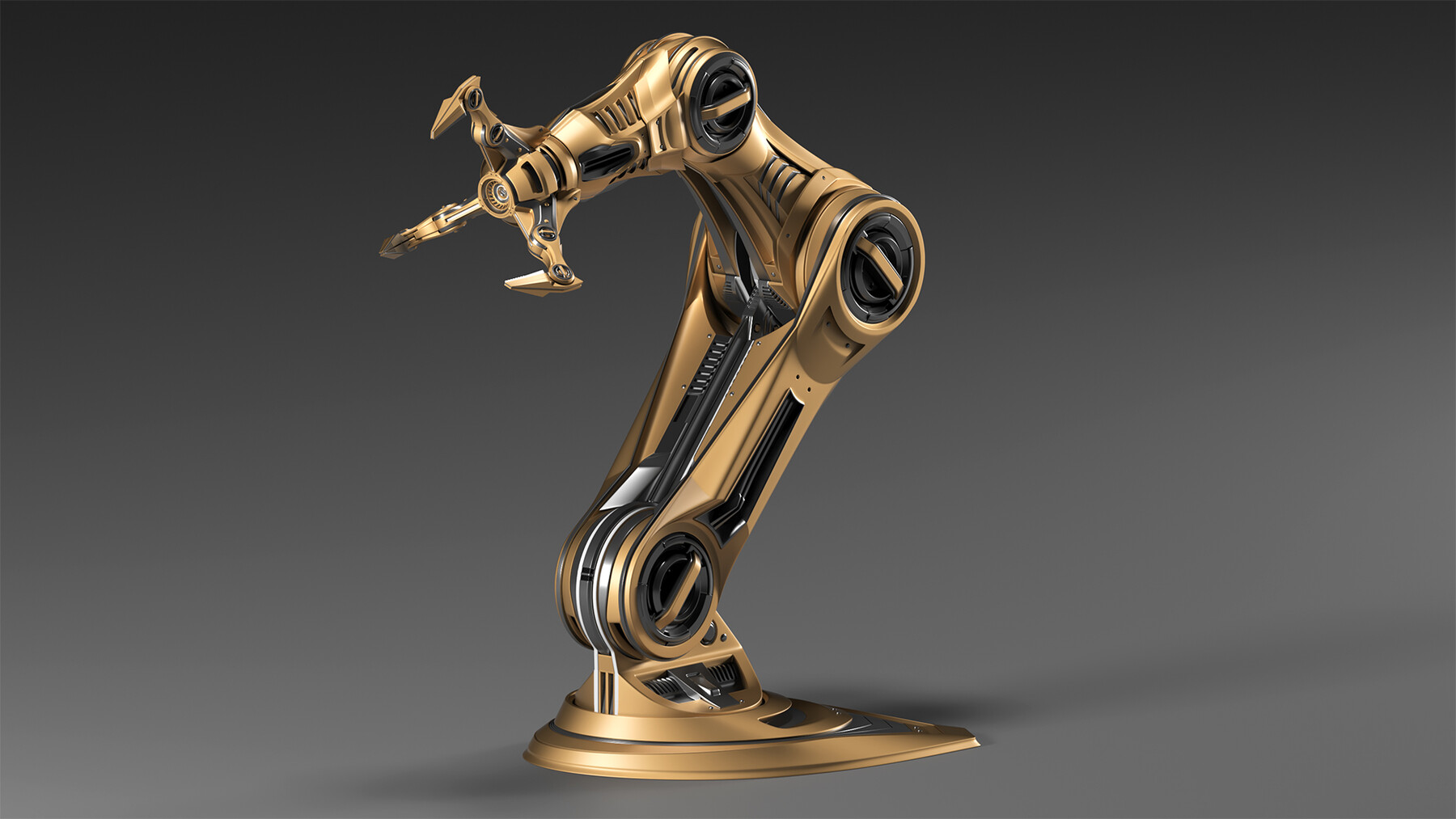 ArtStation - Robotic Arm Rigged 3d Model | Resources