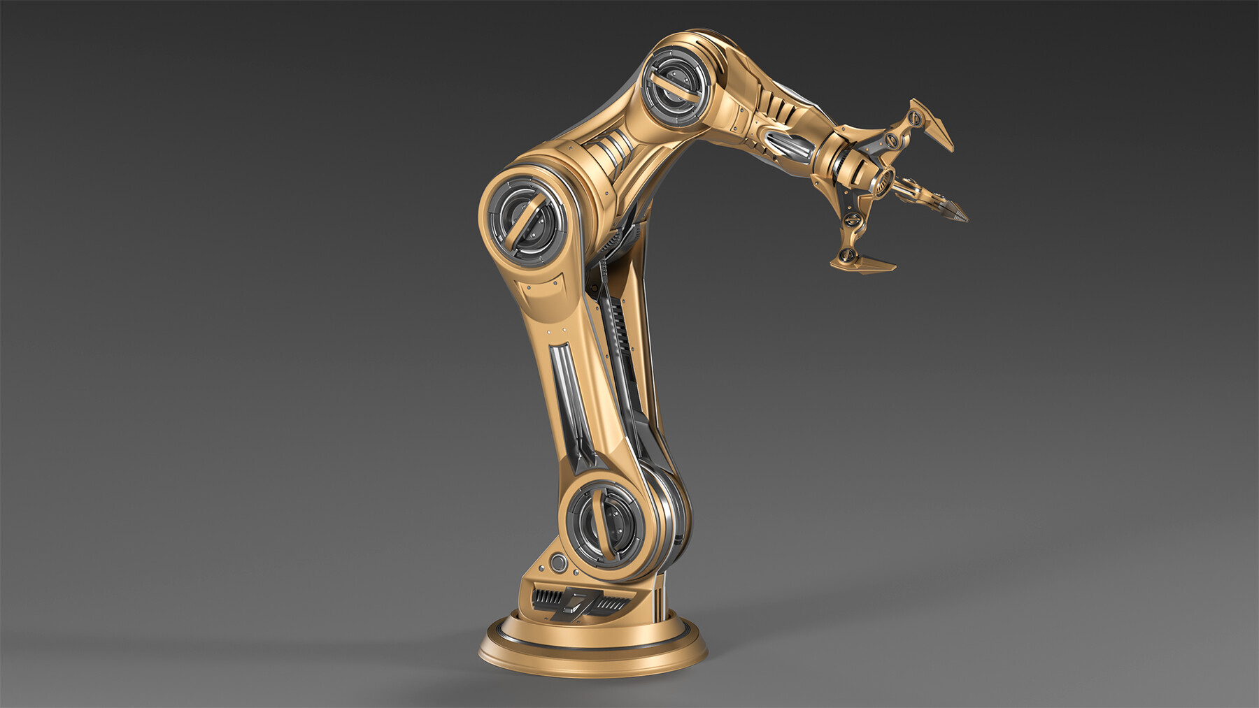 ArtStation - Robotic Arm Rigged 3d Model | Resources
