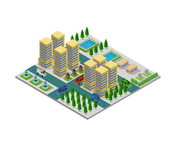 ArtStation - Isometric city | Artworks