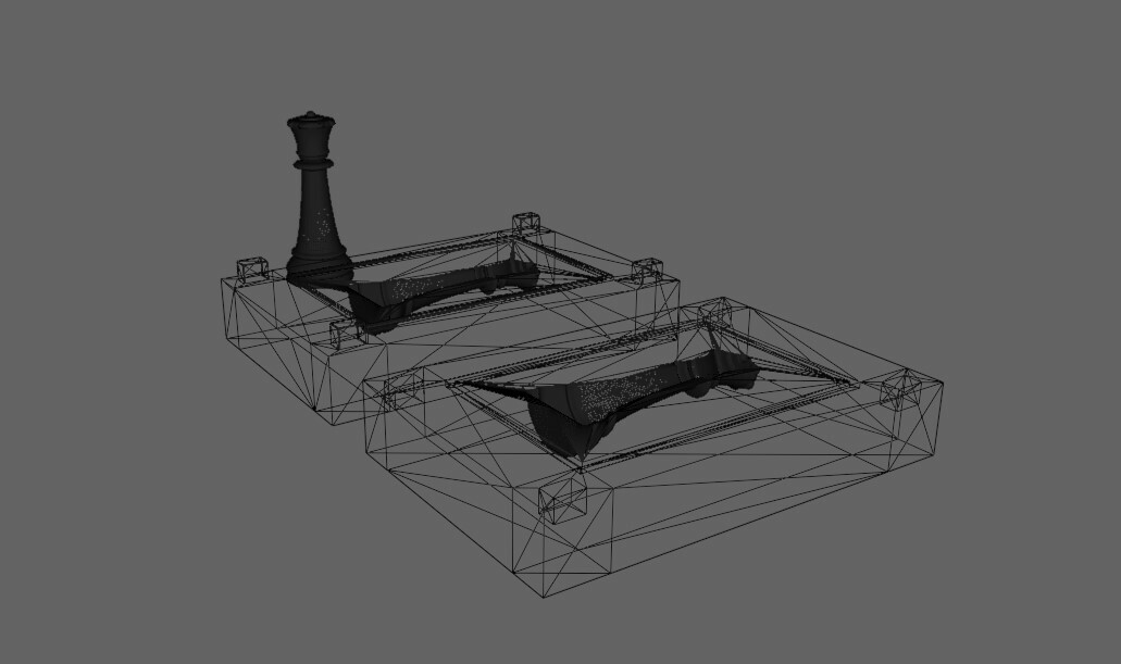 ArtStation - Mold for Queen - Chess Game - Form - Xadrez Molde Forma 3D ...