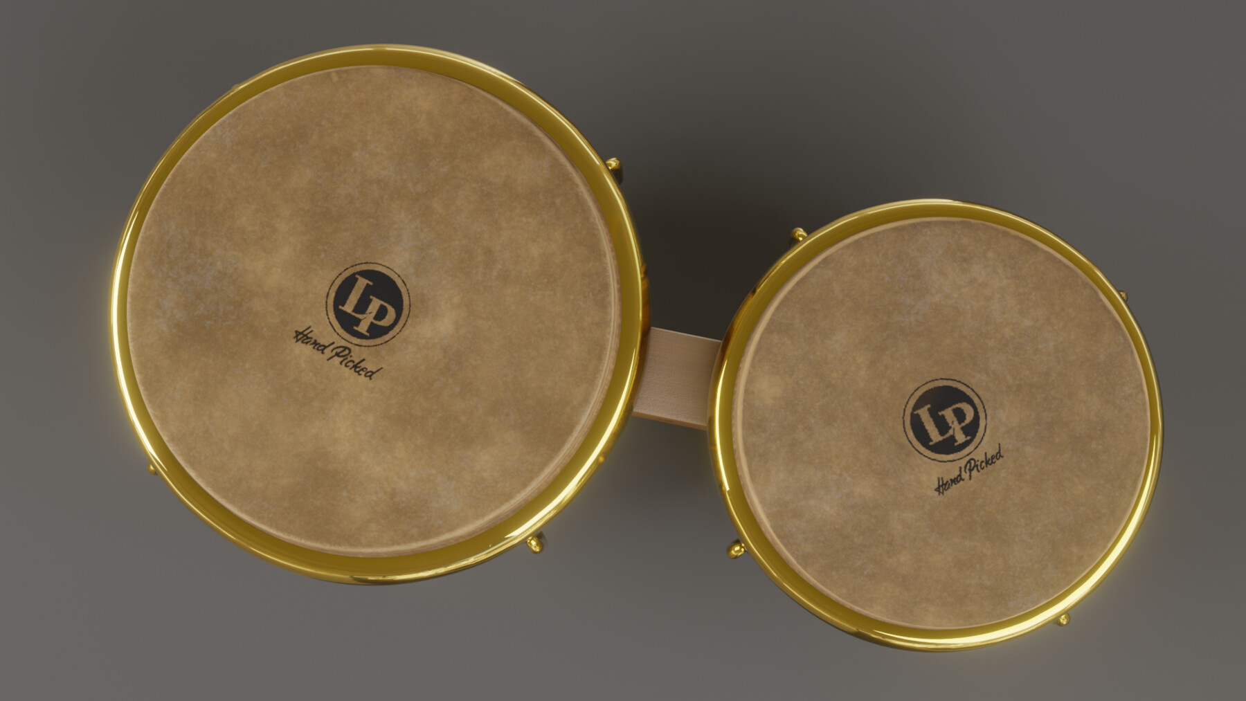 ArtStation - Bongos percussion high-poly PBR 3D model | Resources