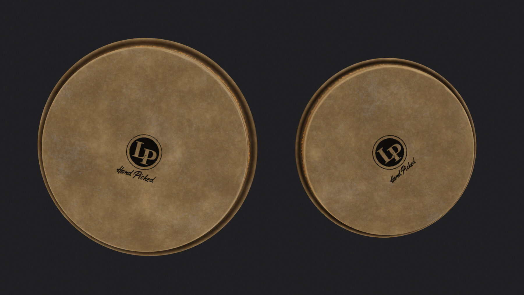 ArtStation - Bongos percussion high-poly PBR 3D model | Resources