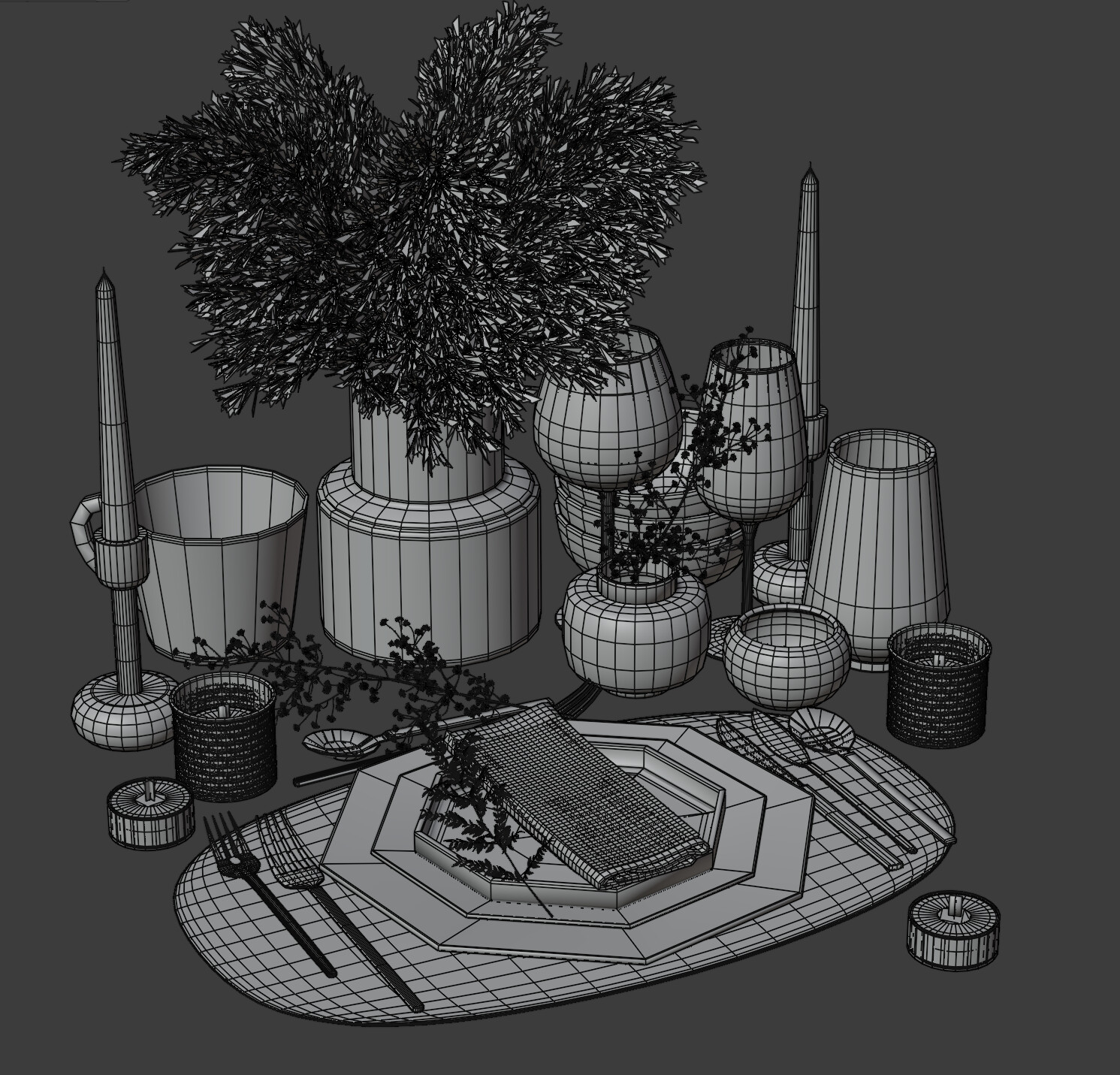 ArtStation - Decor table | Resources