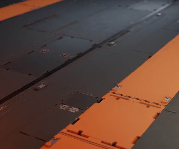 ArtStation - Sci fi Trim sheet texture 3 Variations | Resources