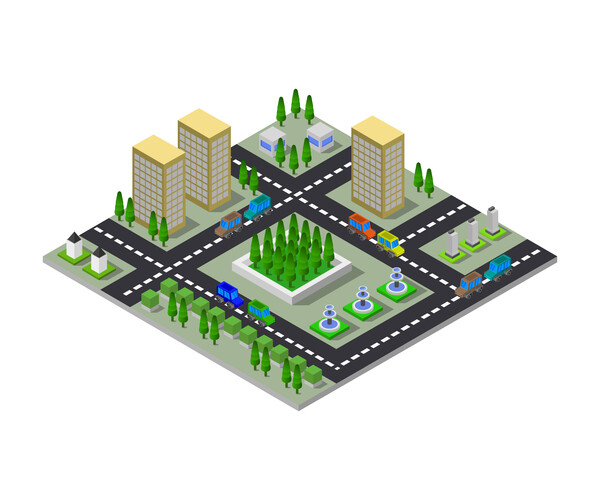 ArtStation - Isometric city | Artworks