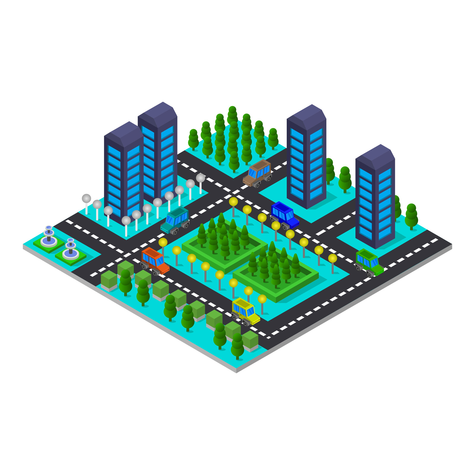 ArtStation - Isometric city | Artworks