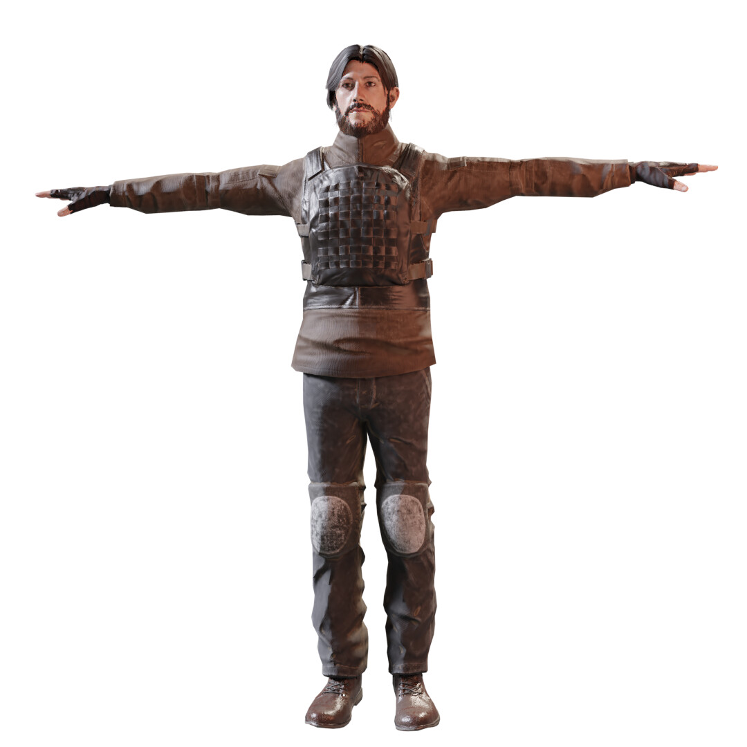 ArtStation - Game-Ready Male character Pack | Game Assets