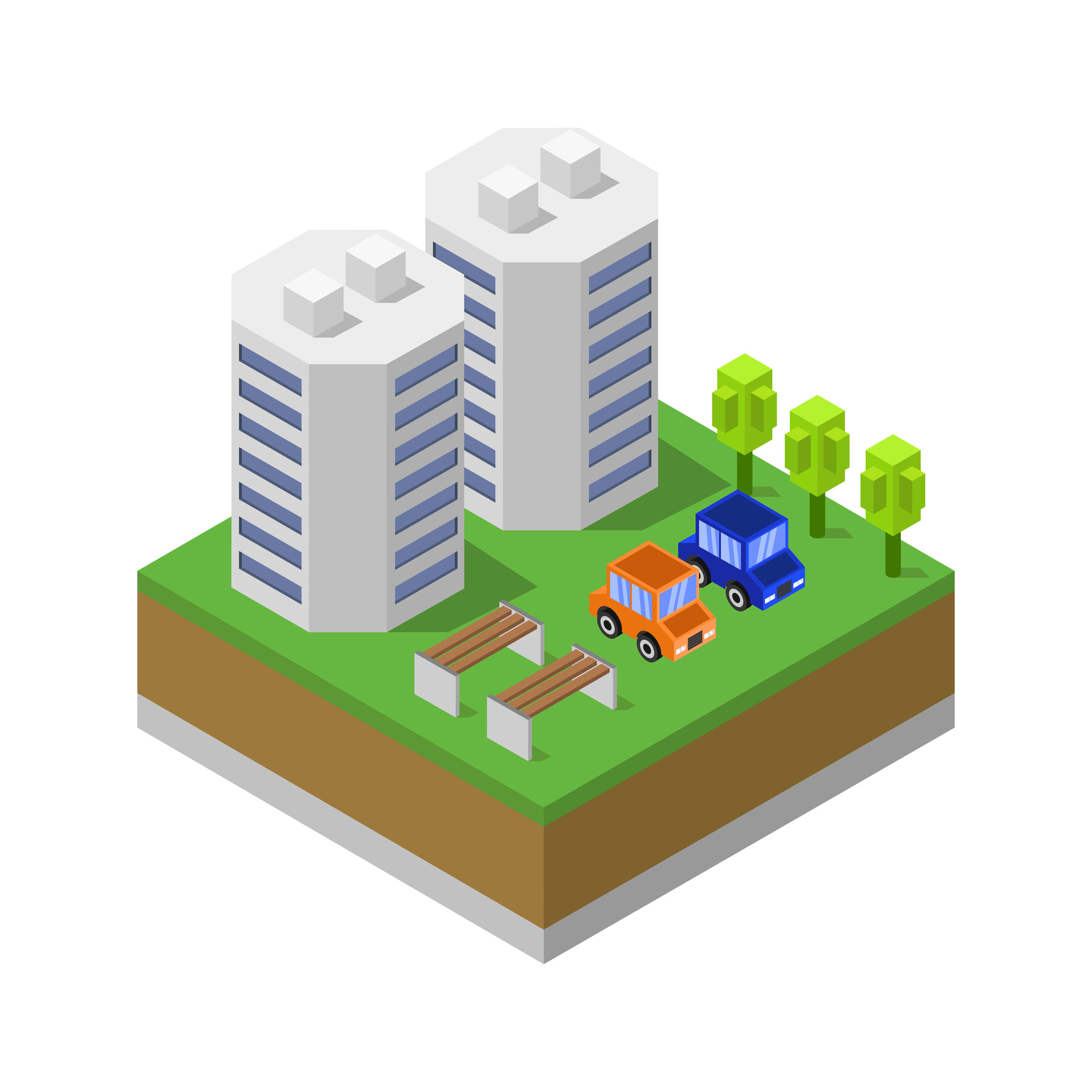 ArtStation - Isometric skyscraper | Artworks