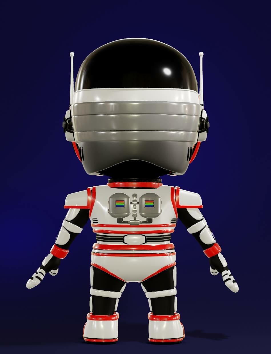 ArtStation - juspion (jaspion) - 3D MODEL RIGGED - | Game Assets