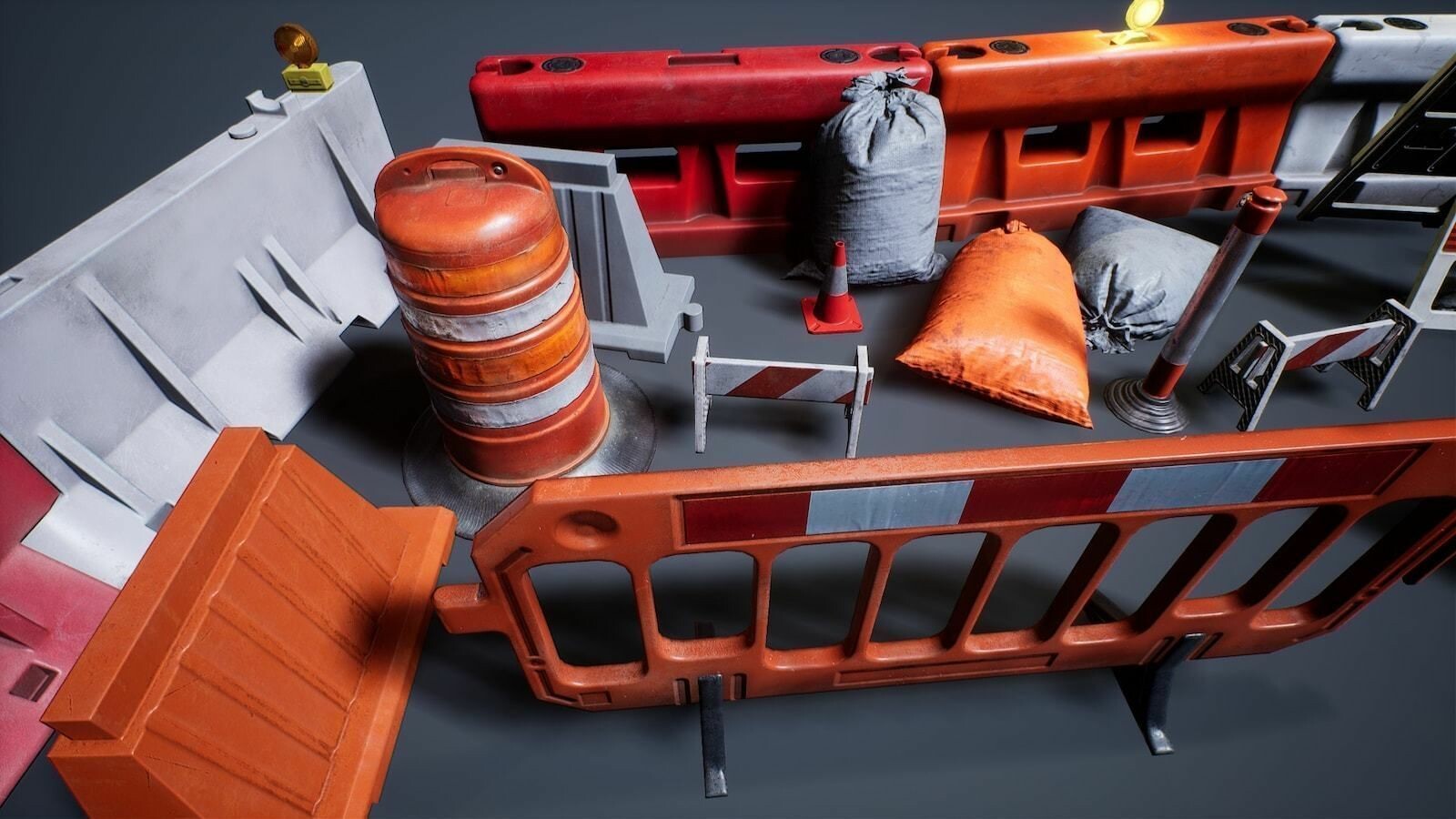 ArtStation - Barriers and Barricades | Game Assets