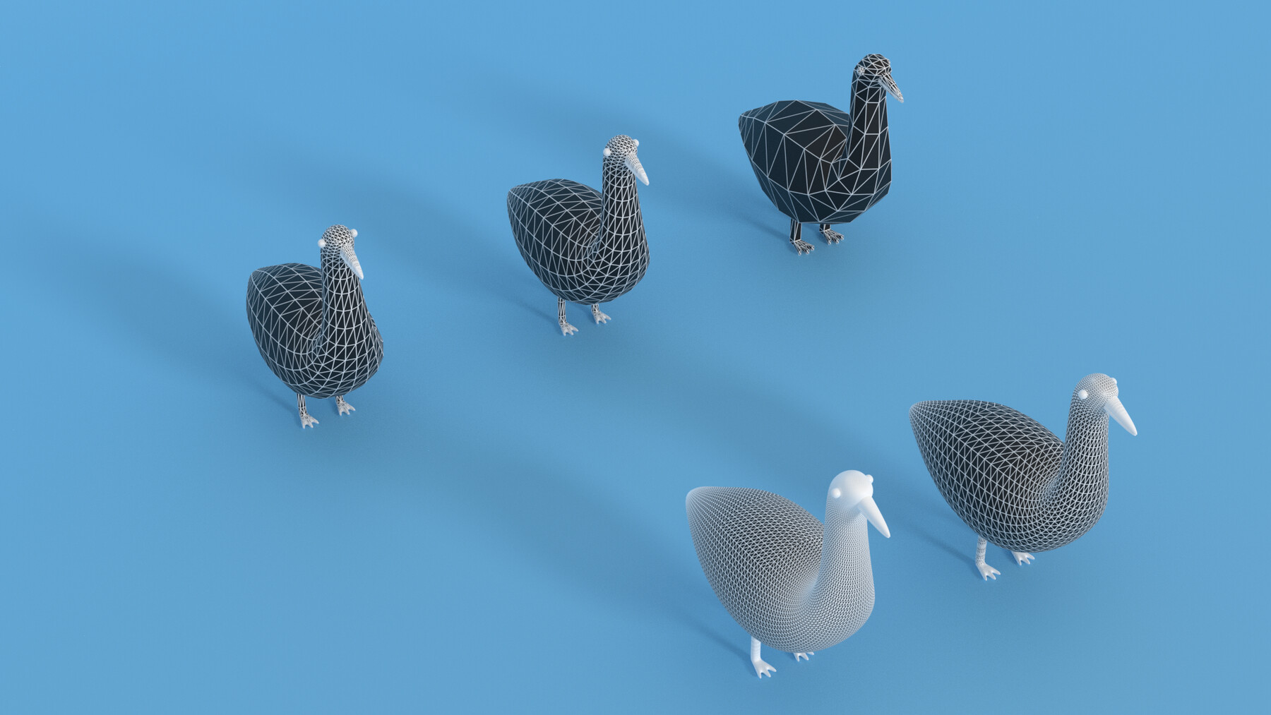 ArtStation - Cartoon Goose 3D model | Resources