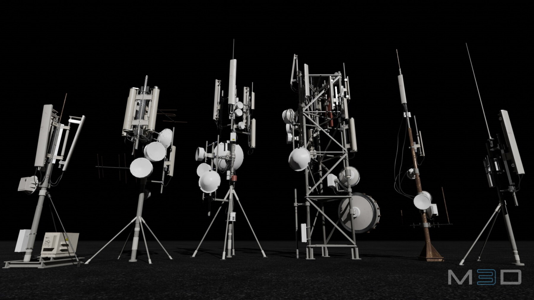 ArtStation - Antennas Collection | Game Assets