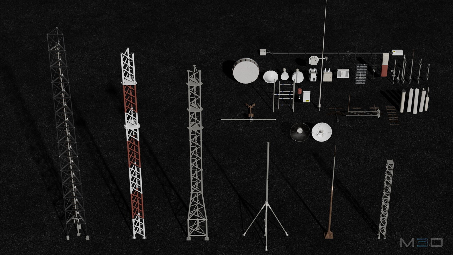 ArtStation - Antennas Collection | Game Assets