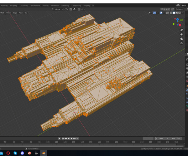 ArtStation - 3d voxel space ship | Game Assets