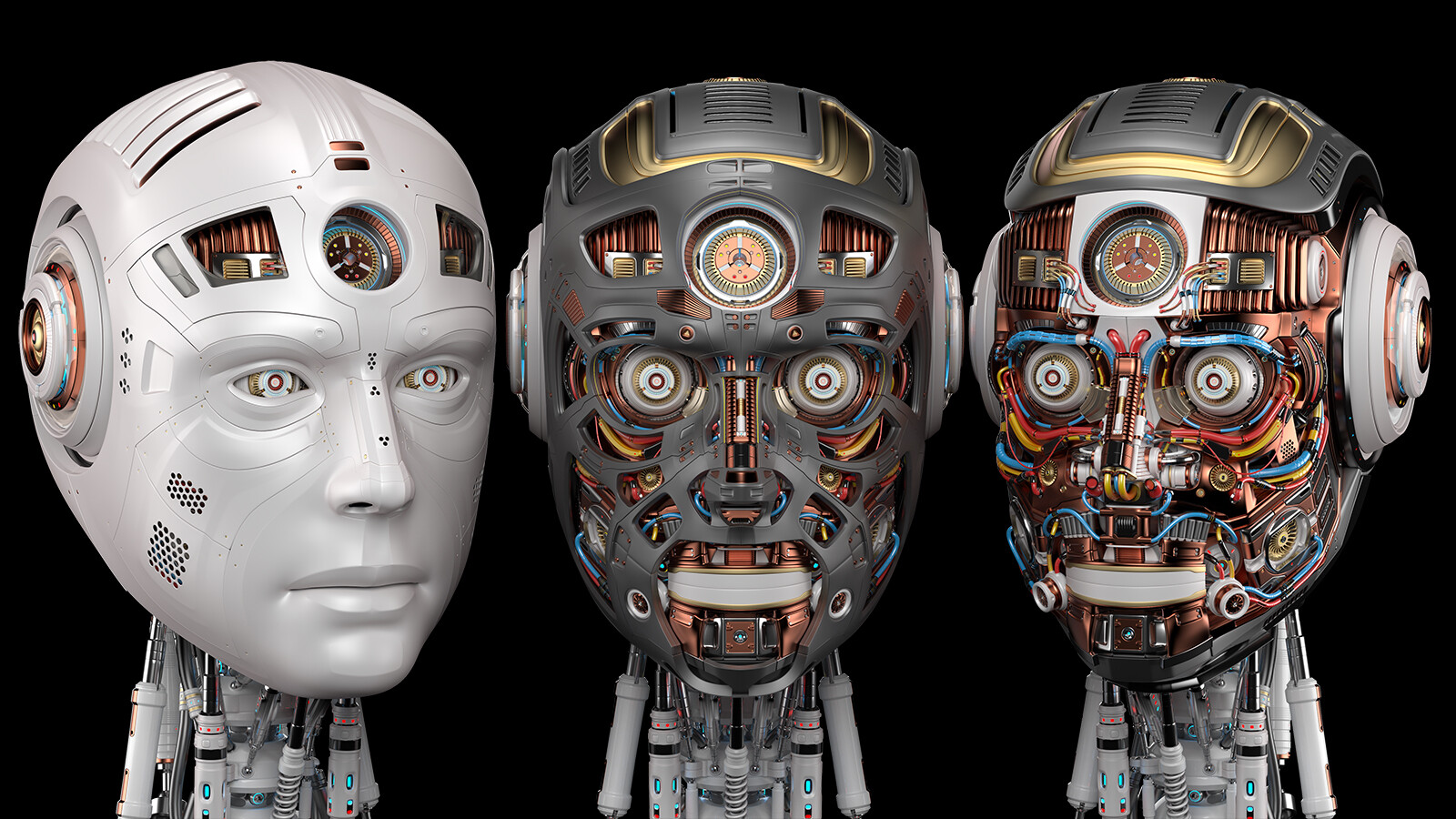 ArtStation - Sci - Fi Robot Head 2 - 3D Model | Resources