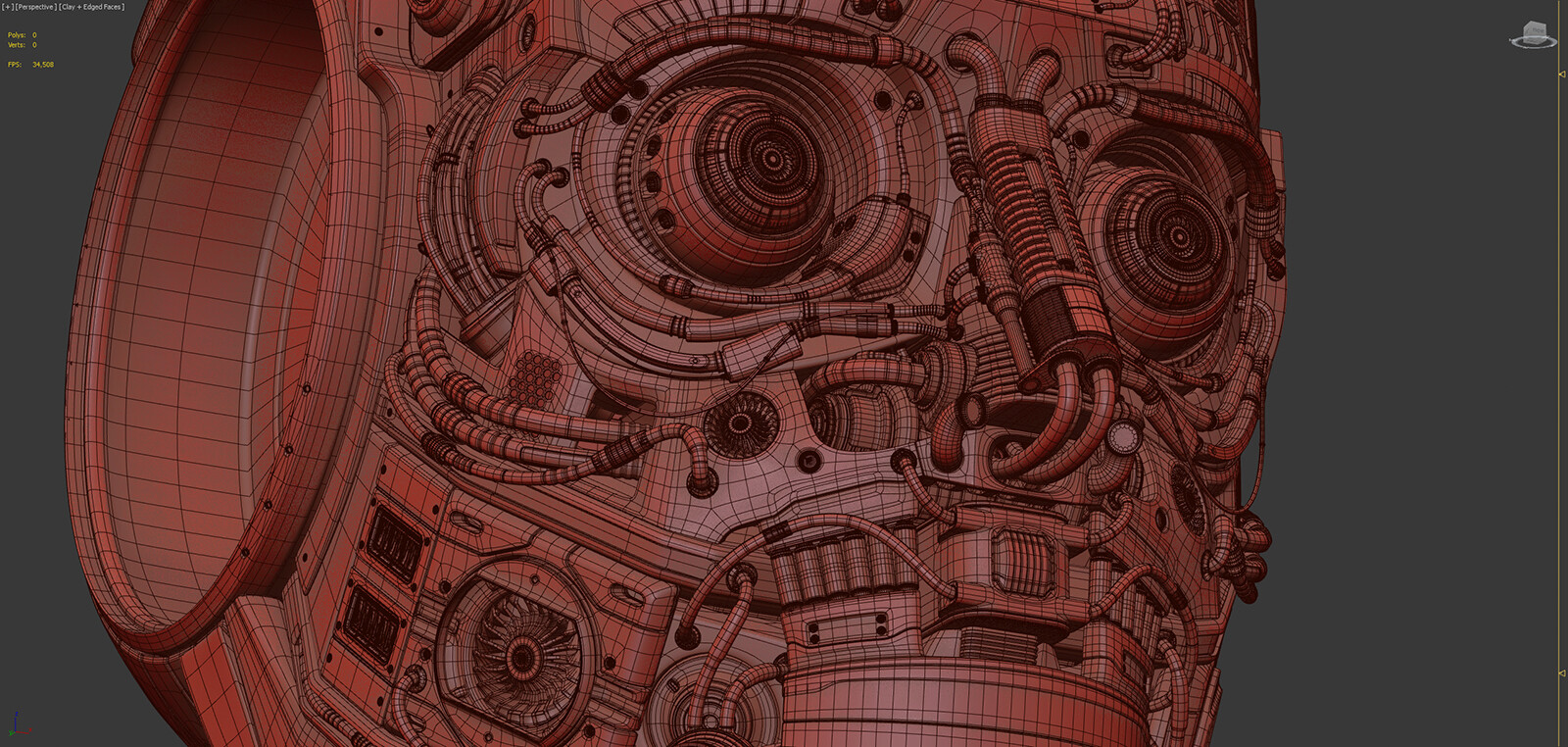 ArtStation - Sci - Fi Robot Head 2 - 3D Model | Resources