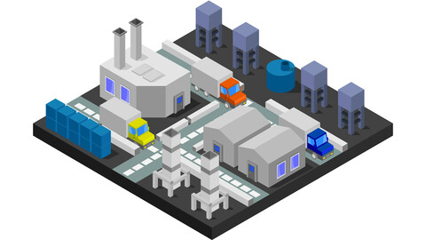 ArtStation - Isometric industry | Artworks
