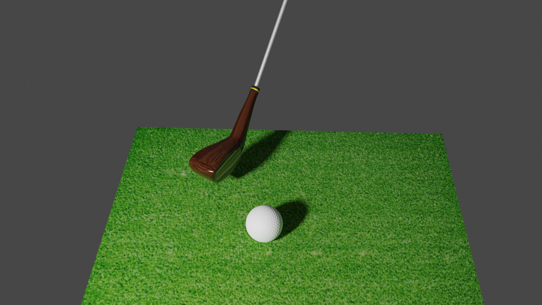 ArtStation - Golf Club and Ball Low-poly 3D model | Game Assets