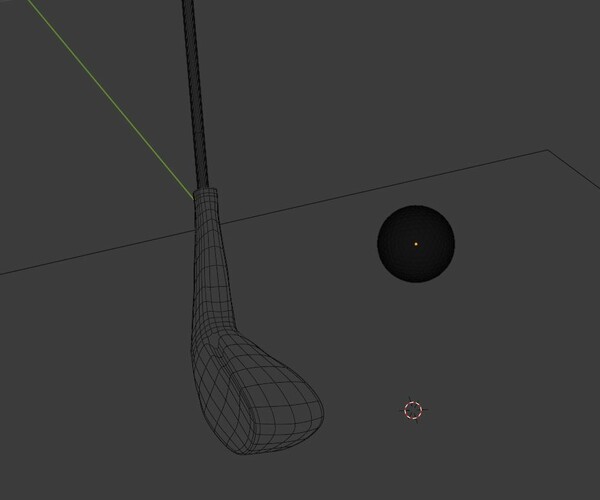 ArtStation - Golf Club and Ball Low-poly 3D model | Game Assets