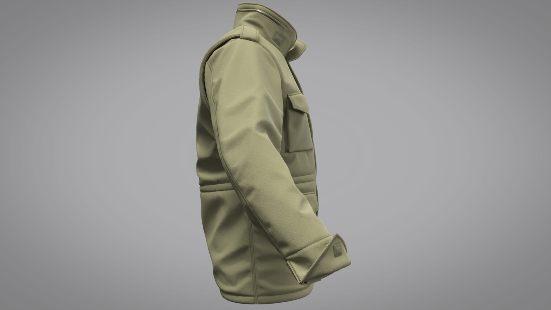 ArtStation - Military Jacket M65 (Marvelous Designer / Clo 3D project ...