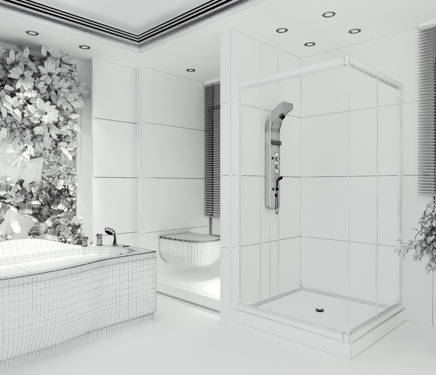 ArtStation - bathroom interior scene 011 | Resources