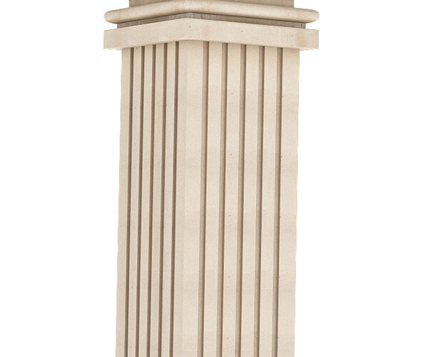 ArtStation - Column Plaster Molding Decoration | Resources