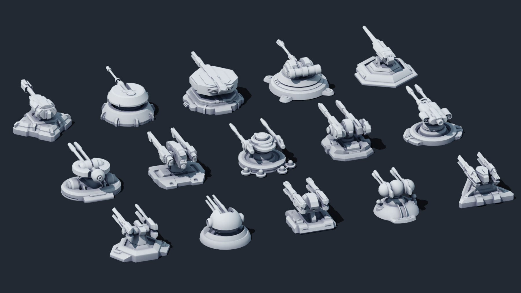ArtStation - Turret Pack | Resources