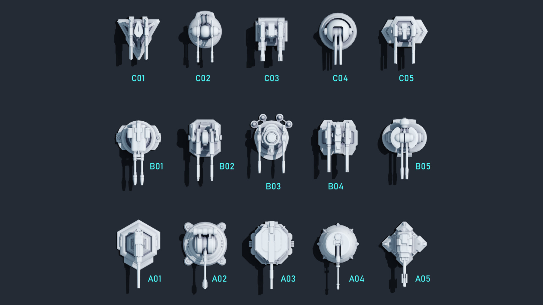 ArtStation - Turret Pack | Resources
