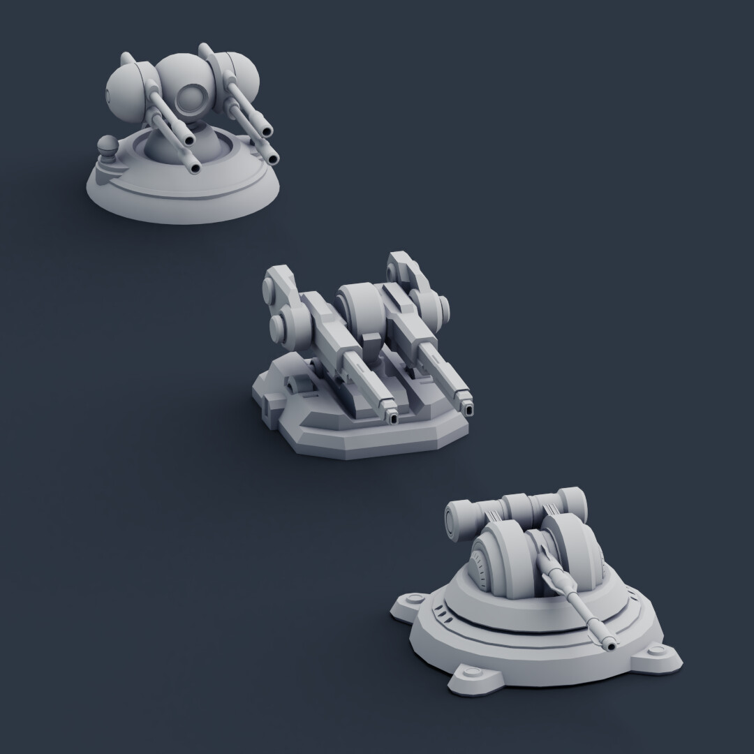 ArtStation - Turret Pack | Resources