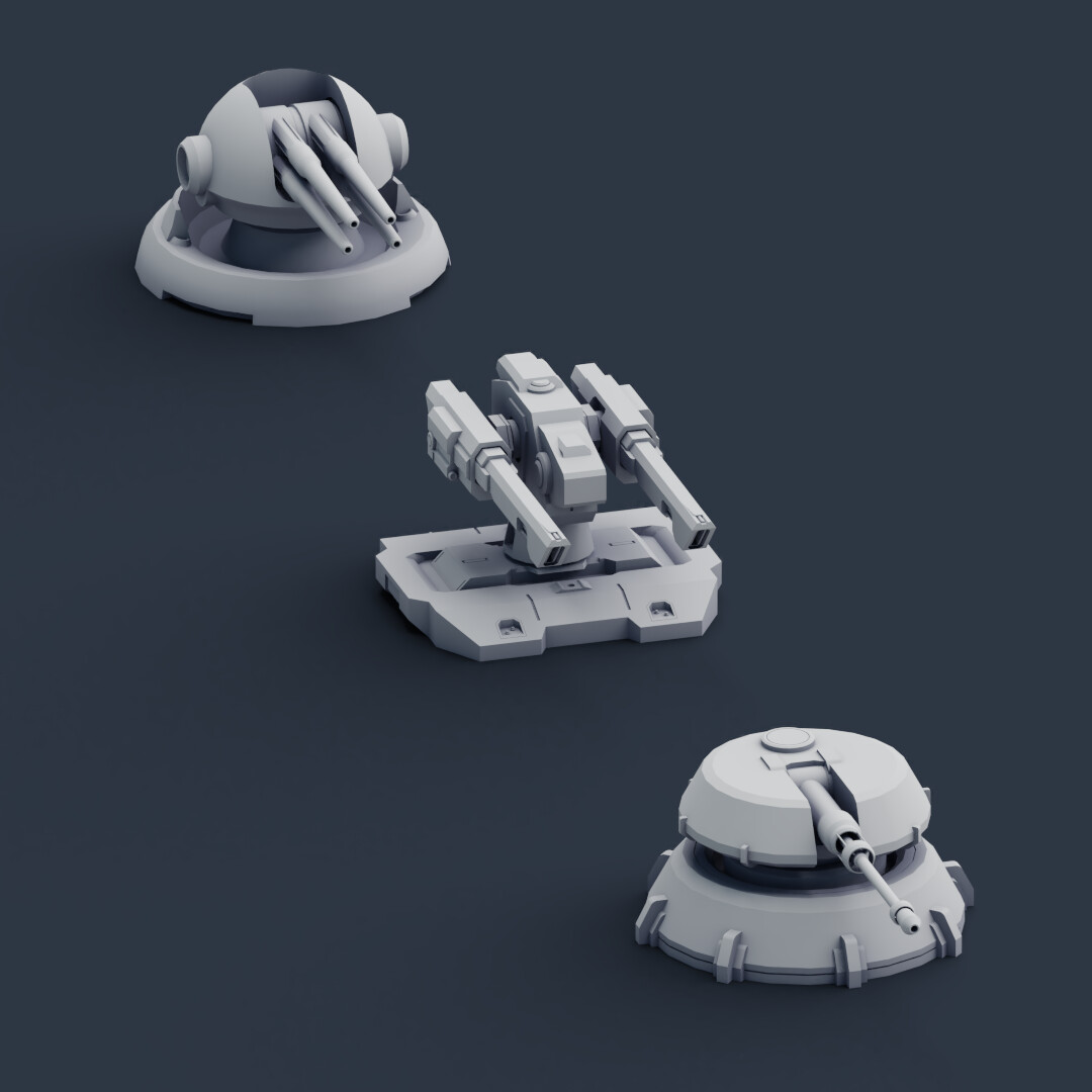 ArtStation - Turret Pack | Resources