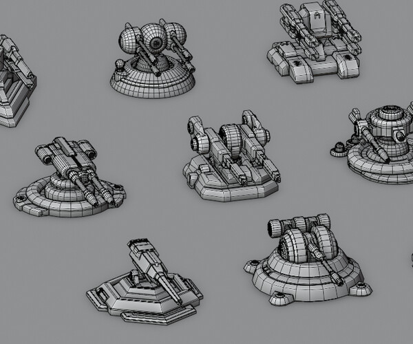 ArtStation - Turret Pack | Resources