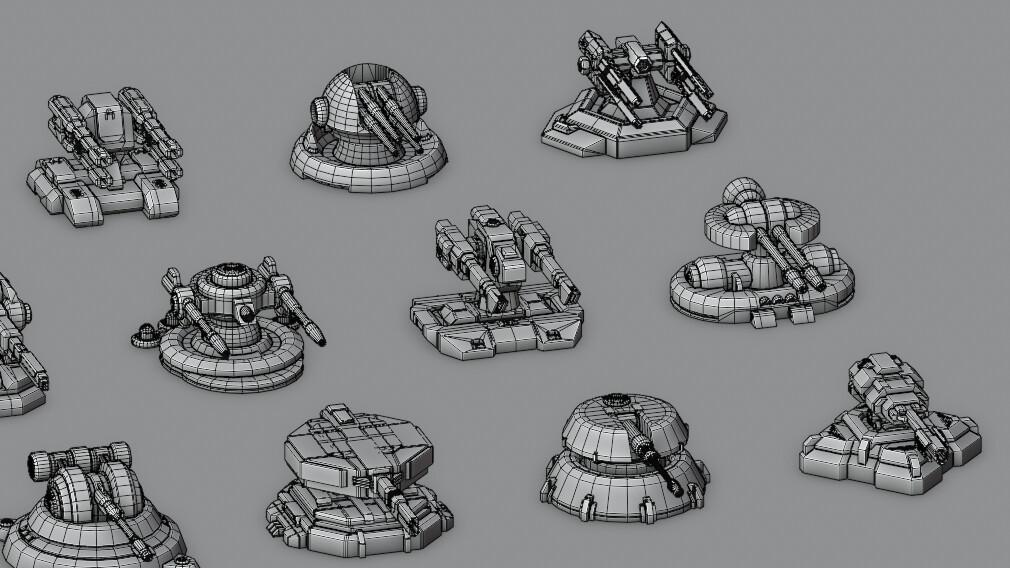 ArtStation - Turret Pack | Resources