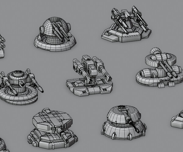 ArtStation - Turret Pack | Resources