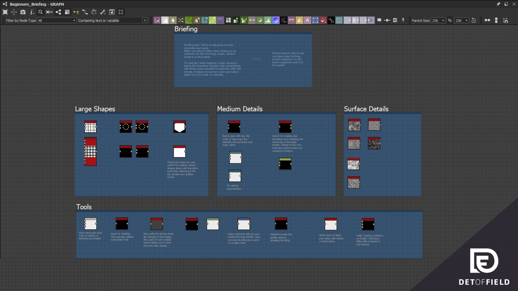 ArtStation - Tutorial - Outdoor Tiles - Substance Designer | Tutorials