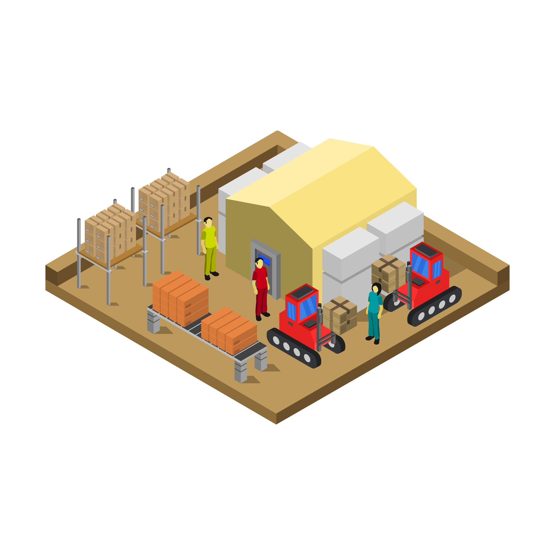 ArtStation - Isometric warehouse | Artworks