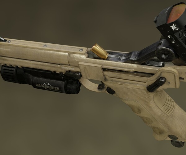 ArtStation - Luger P08 Desert Tacticool | Game Assets