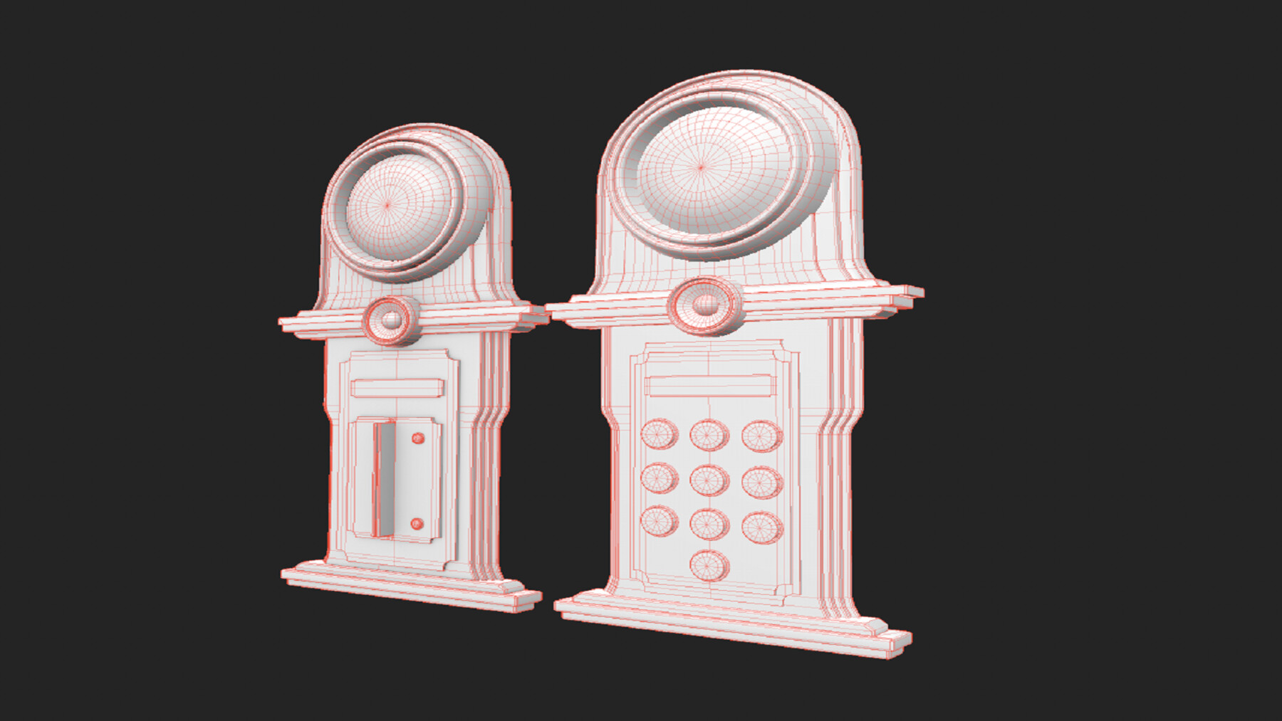 ArtStation - Intercom for home garage apartment building PBR low-poly ...