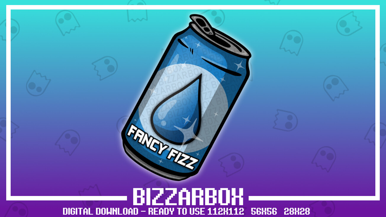 ArtStation - Twitch Emote: Hydrate Sparkling Water | Artworks