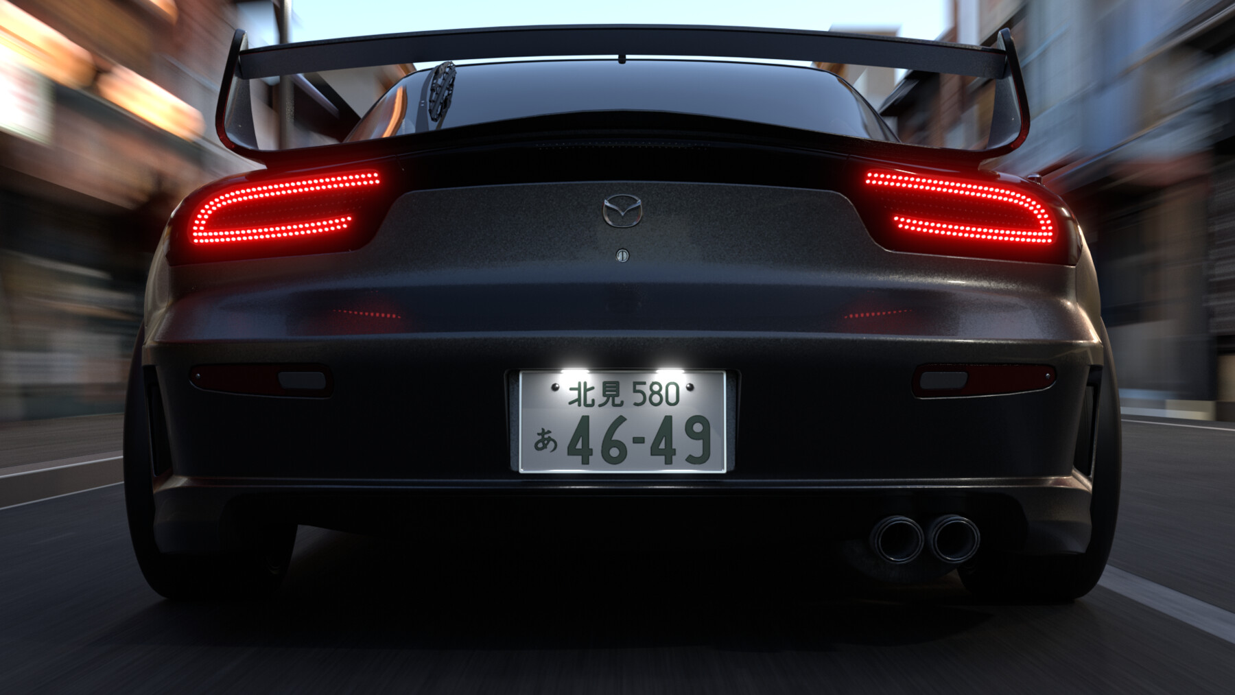 ArtStation - Mazda RX-7 | Game Assets