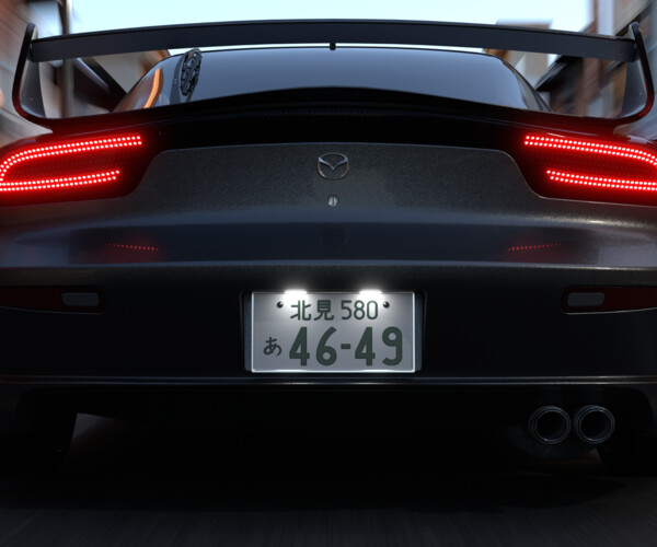 ArtStation - Mazda RX-7 | Game Assets