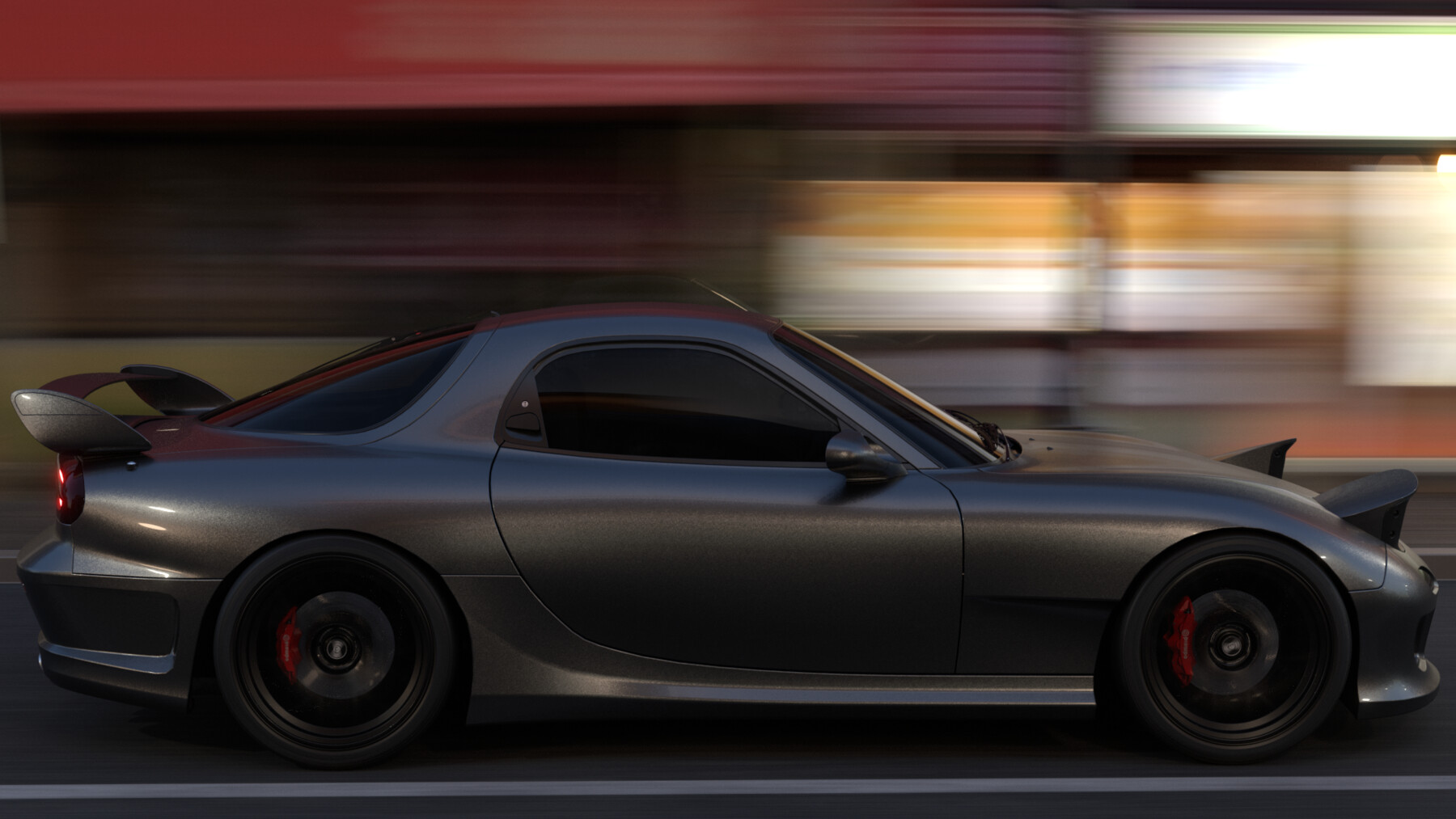 ArtStation - Mazda RX-7 | Game Assets