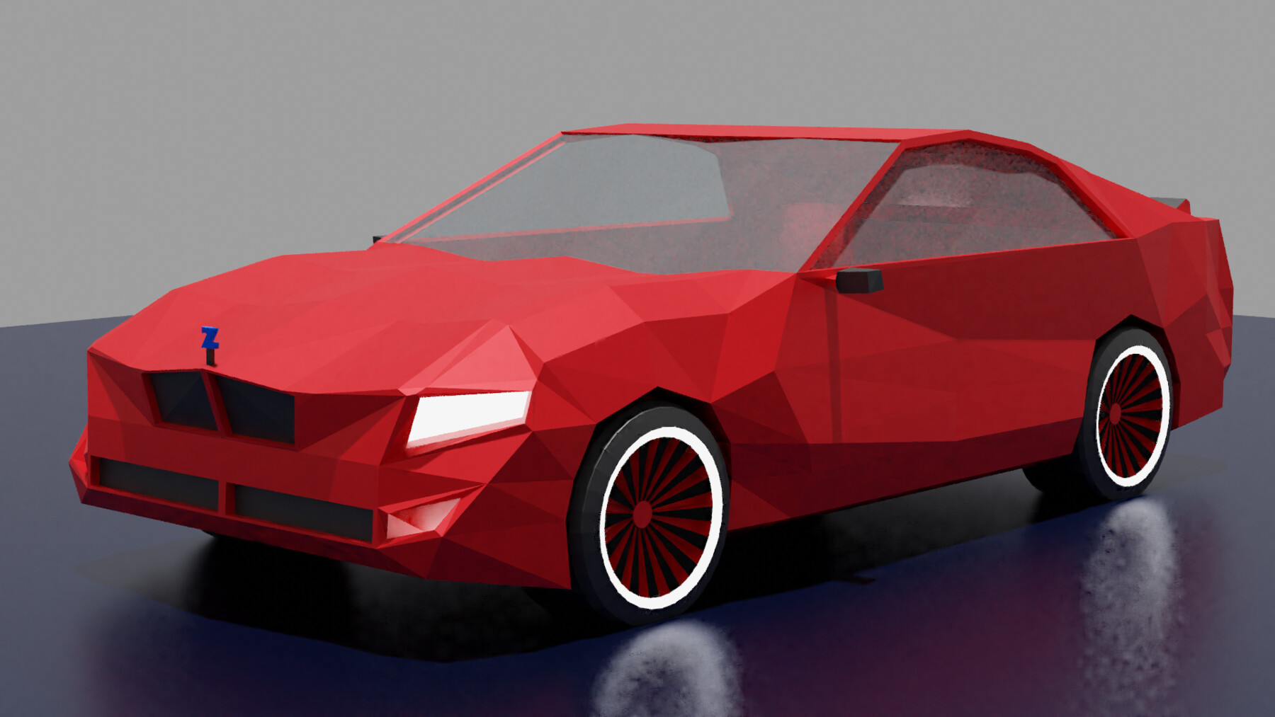 ArtStation - Low Poly Sports Car | Game Assets