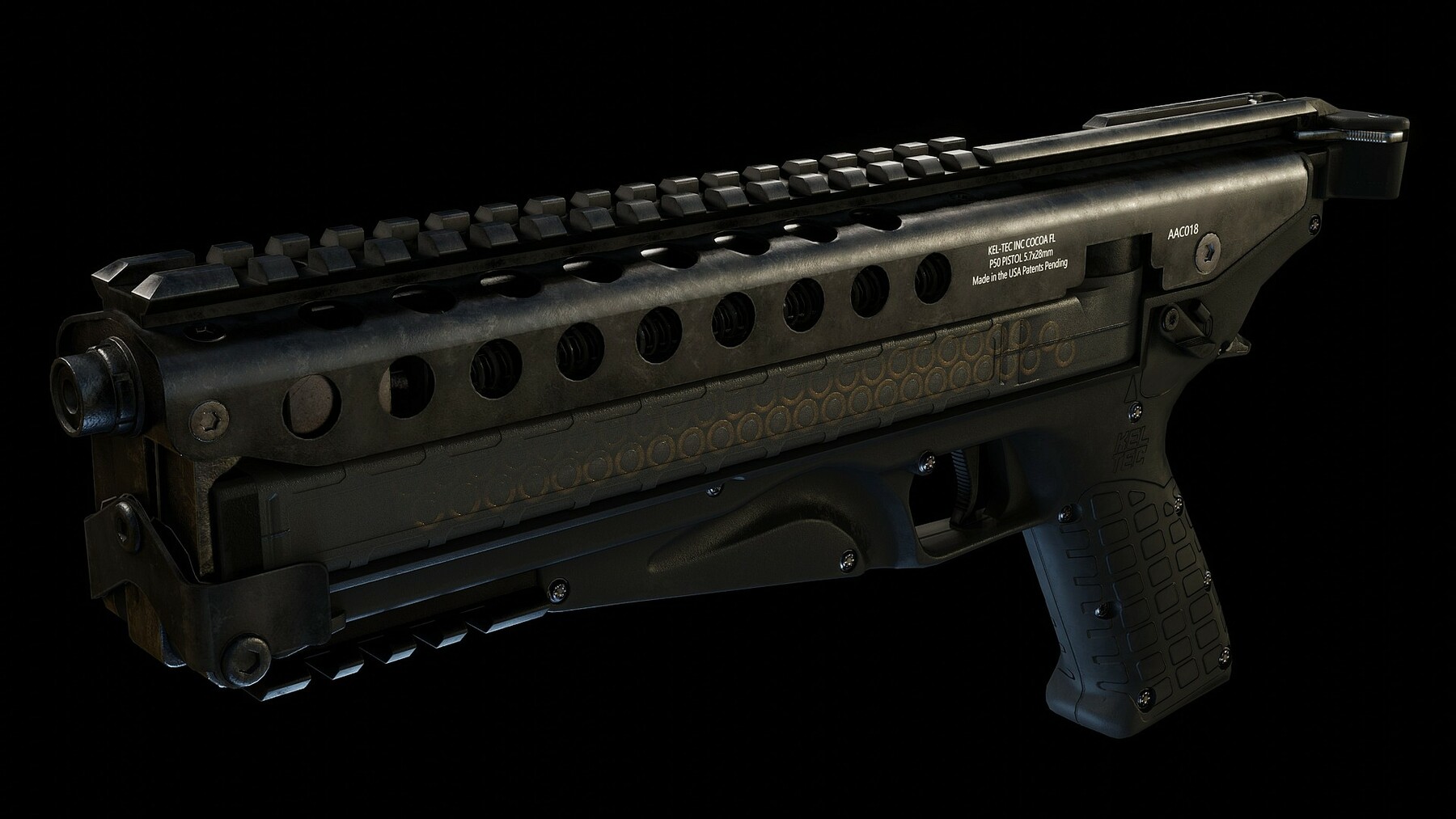 ArtStation - KelTec P50 pistol | Game Assets